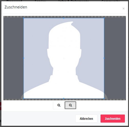 Ihr Profilbild im Kundenportal
